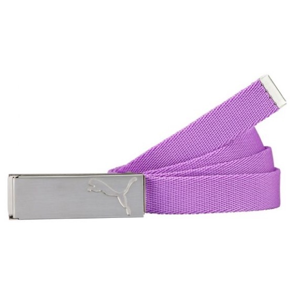 Puma | Accessories | Puma Path Webbing Belt Purple Cactus Flower Golf ...